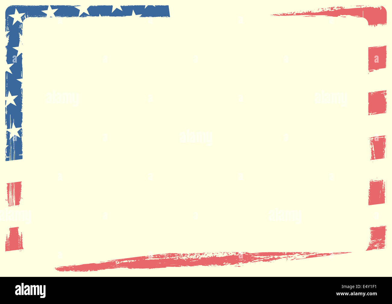 American flag stars border hi-res stock photography and images - Alamy