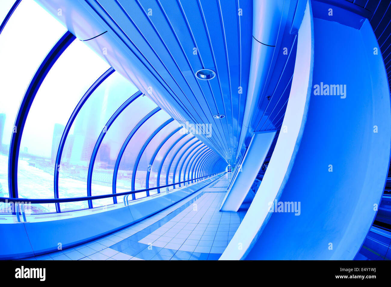blue covered bridge Stock Photo - Alamy
