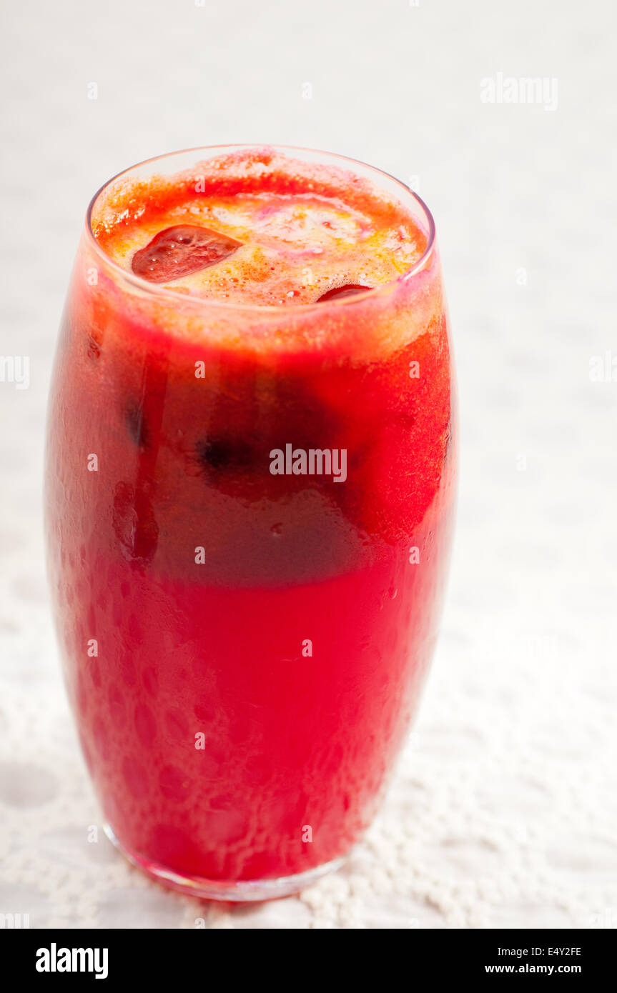 selection of fruits long drinks Stock Photo - Alamy