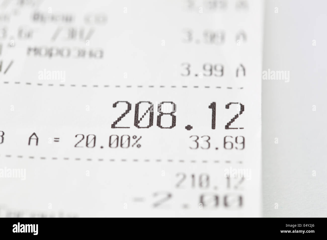 Receipt number hi-res stock photography and images - Alamy