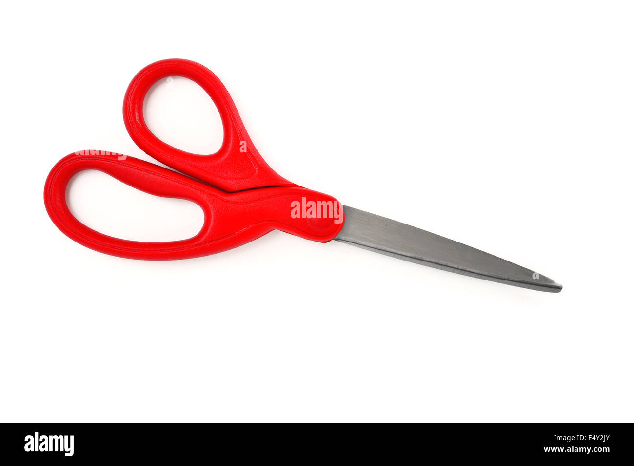 Red Scissors Isolated Stock Photo - Alamy