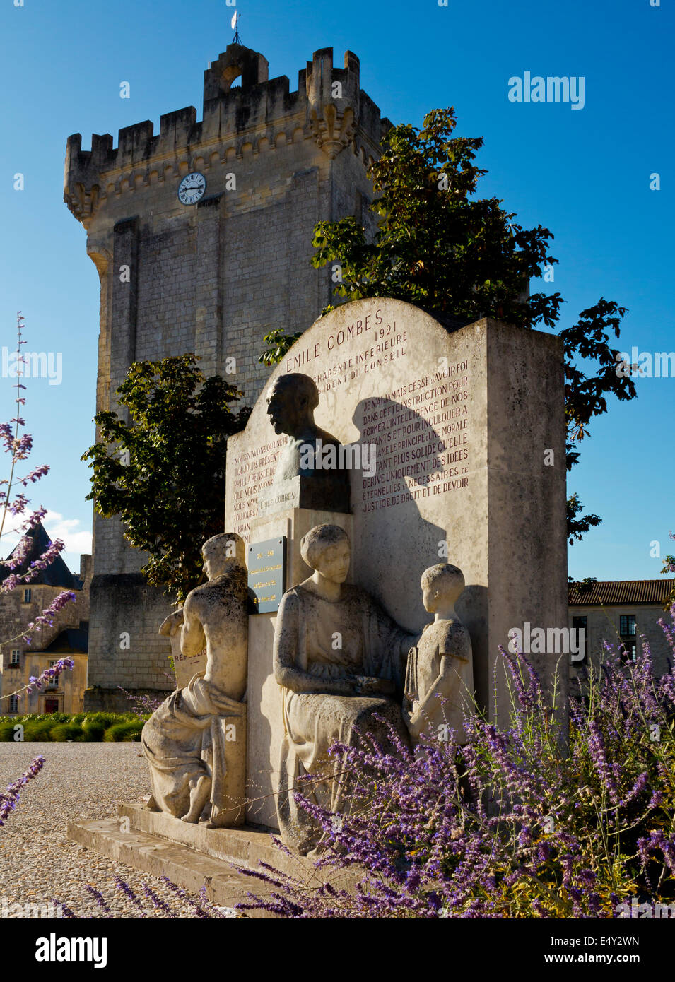 Tomb and bust of Emile Combes French Prime Minister between 1902 and ...