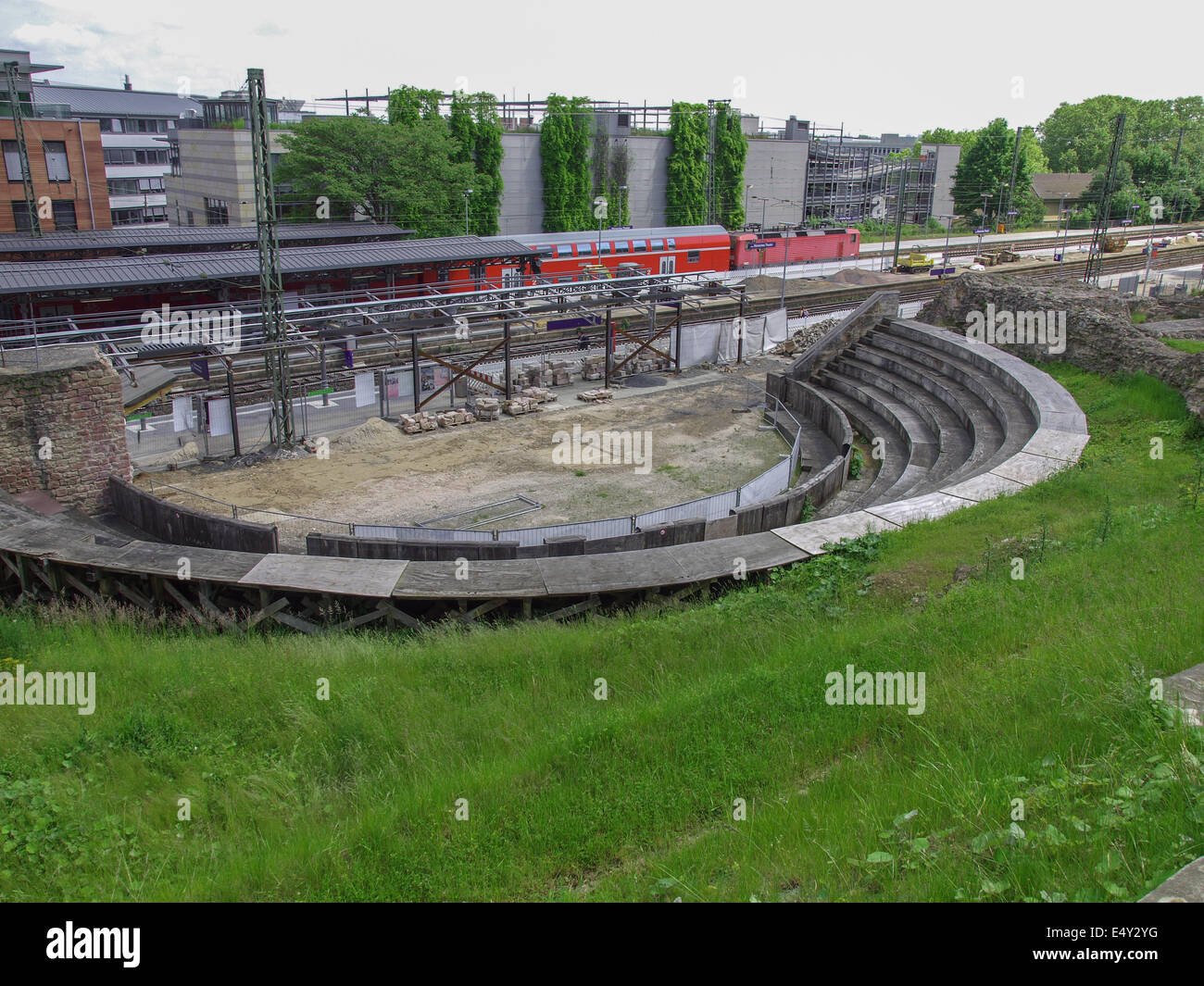 Roman Theatre in Mainz Stock Photo - Alamy
