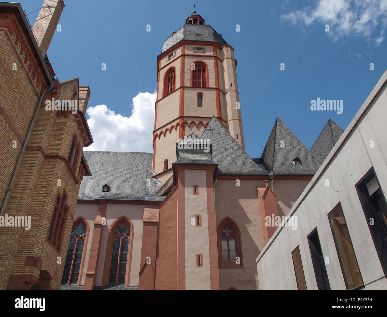 St Stephan church Mainz Stock Photo - Alamy