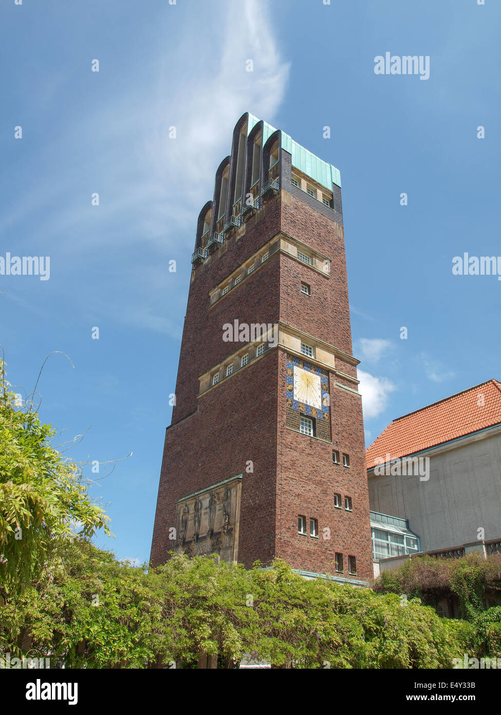Wedding Tower in Darmstadt Stock Photo - Alamy