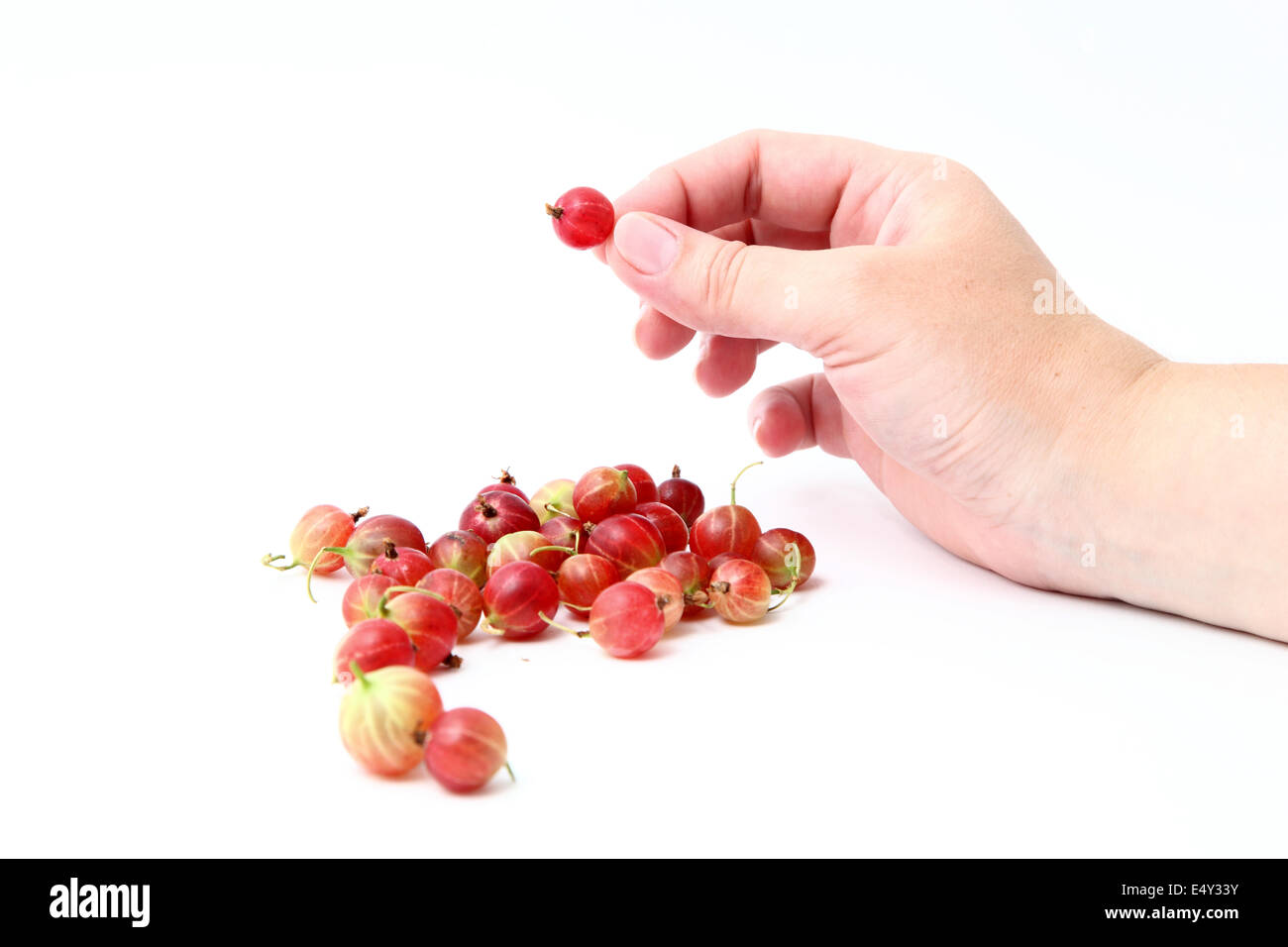 Ripe fruits in hand Cut Out Stock Images & Pictures - Alamy