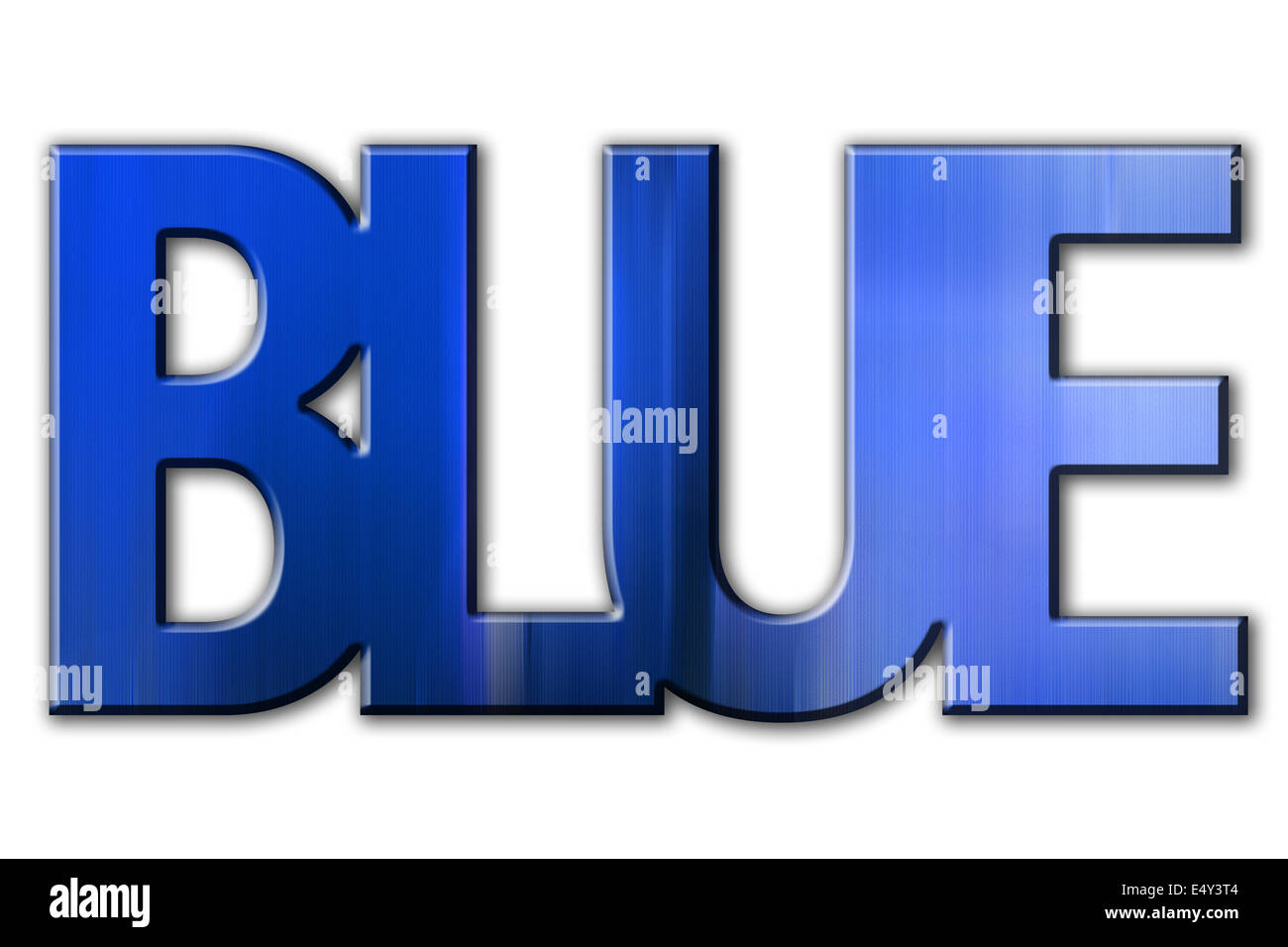 Big blue letters hi-res stock photography and images - Alamy