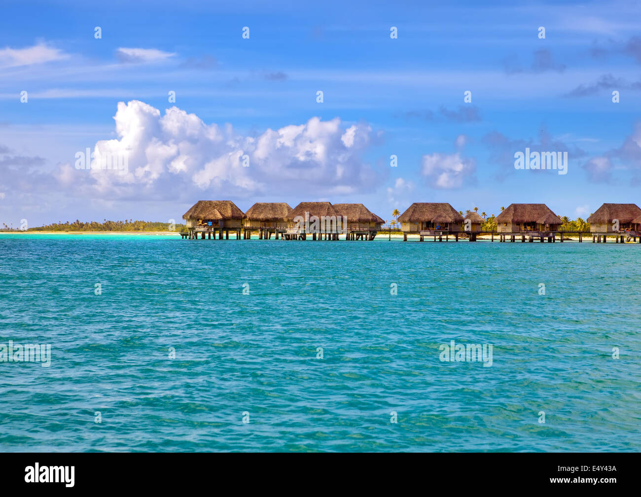 small houses on water Stock Photo - Alamy