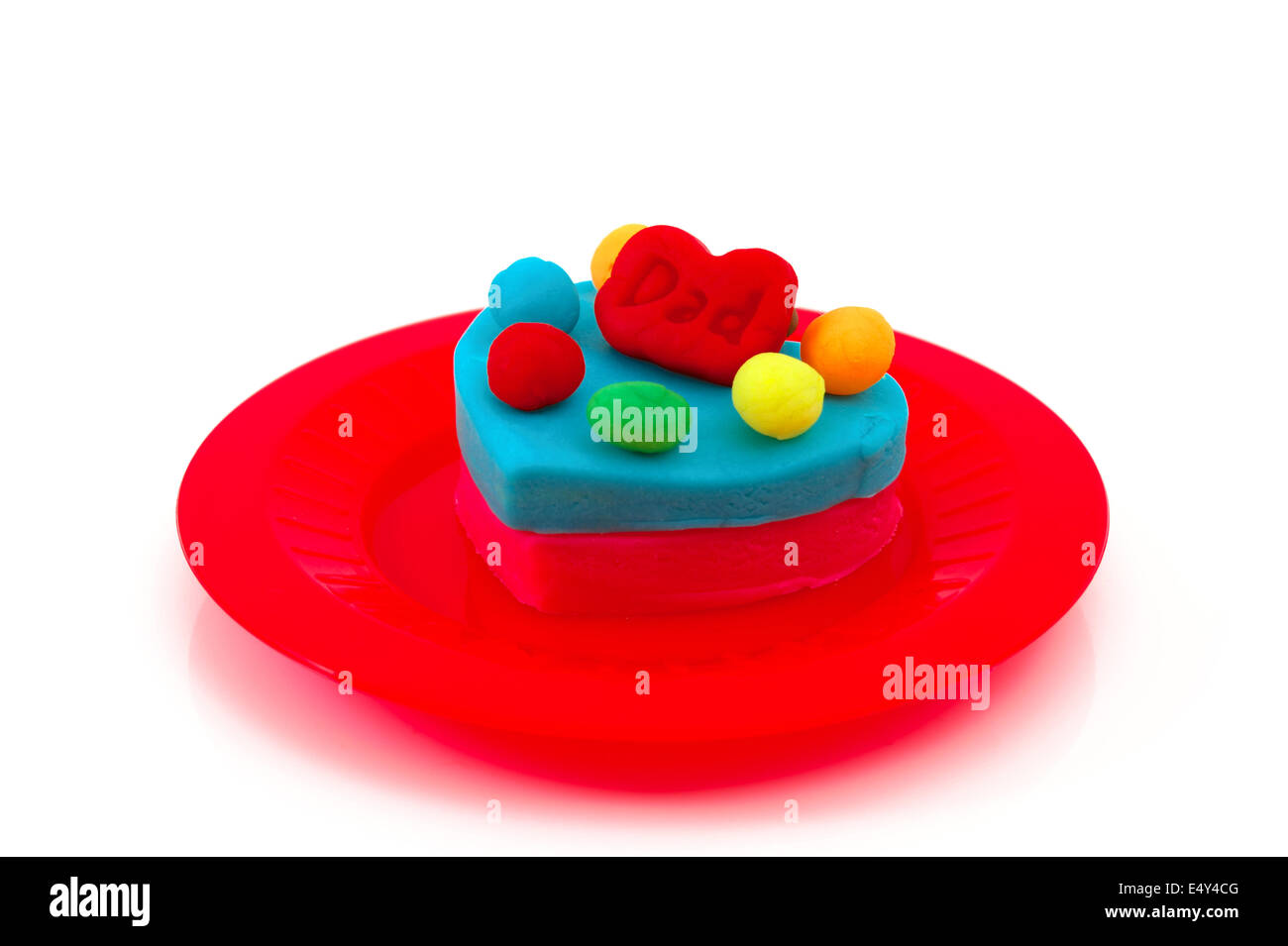 Love daddy symbol made from clay Stock Photo - Alamy