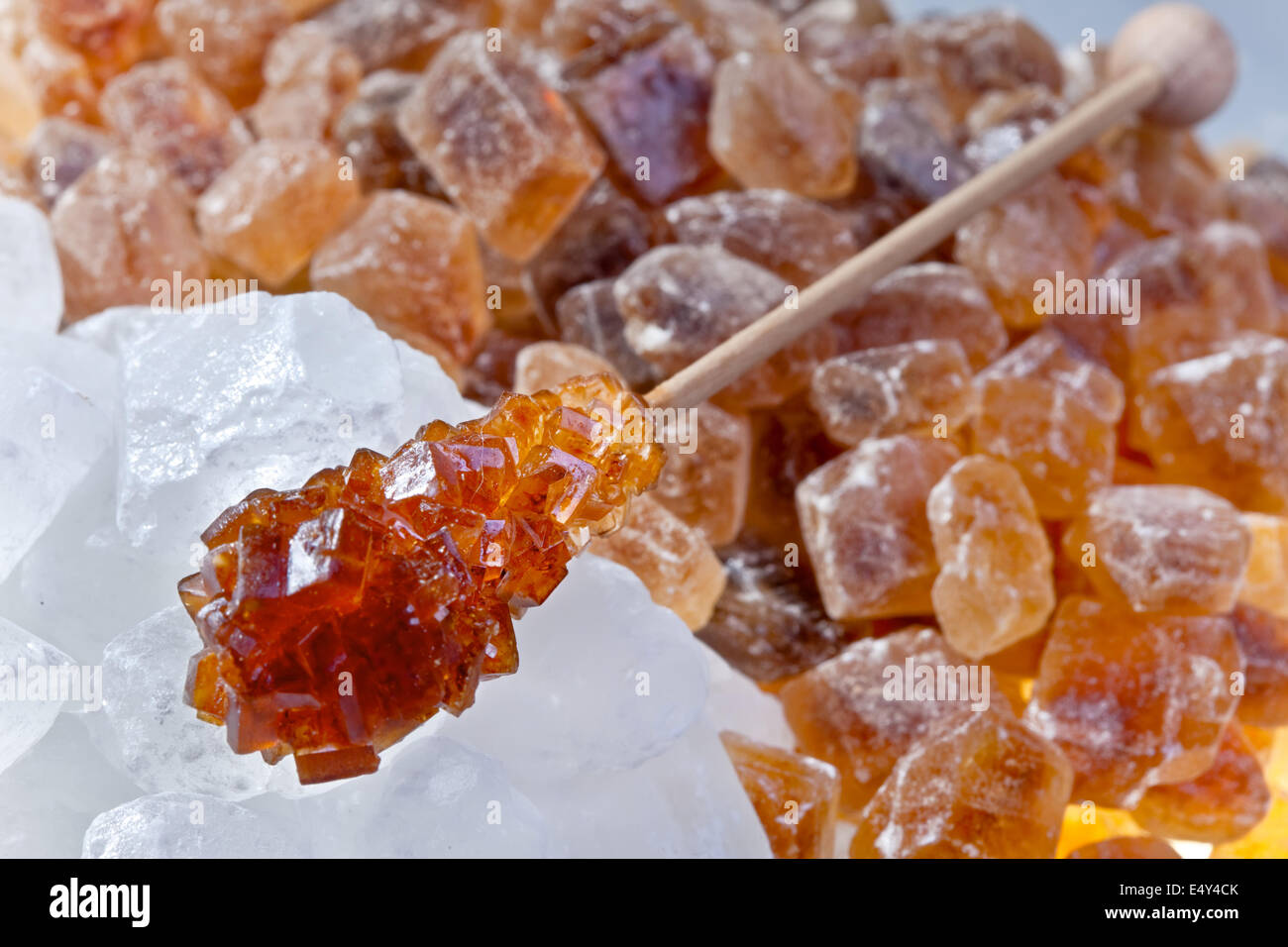 candy brown sugar on a stick Stock Photo - Alamy