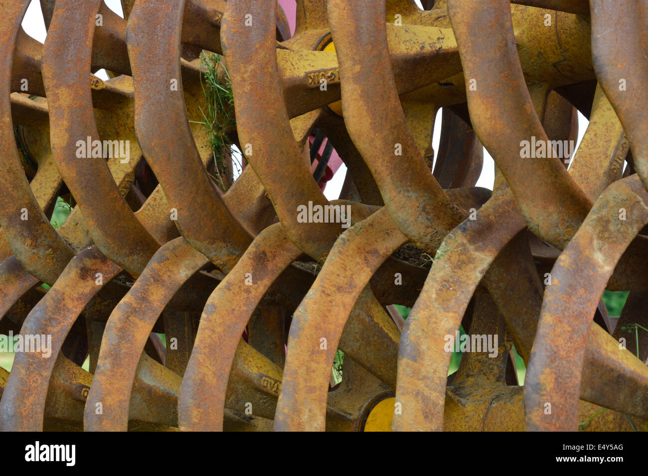 Rusty farm equipment Stock Photo - Alamy