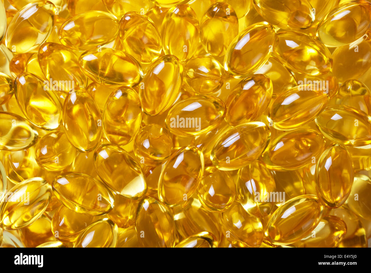 Cod Liver Oil Pills Stock Photo - Alamy