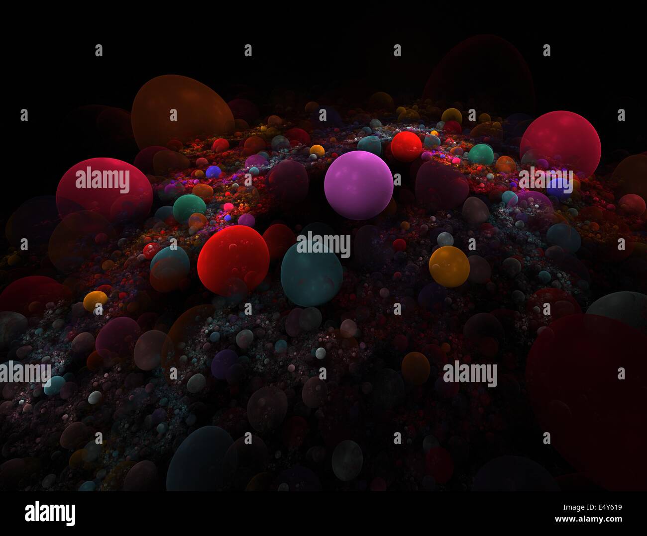 background from multi-colored full-spheres Stock Photo - Alamy