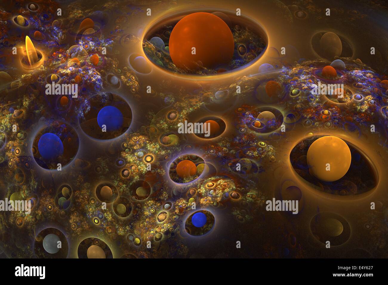 background from multi-colored full-spheres Stock Photo - Alamy