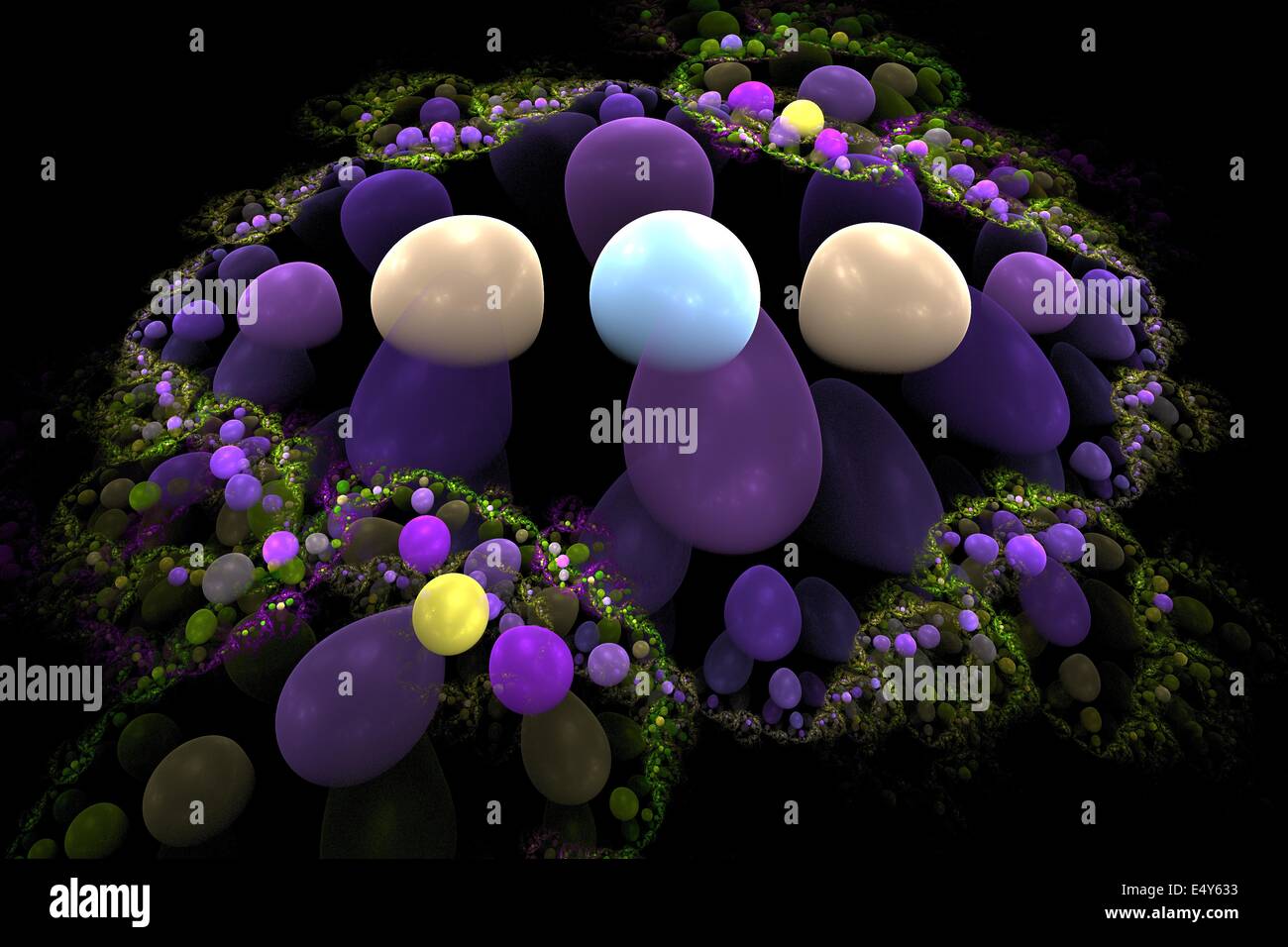 background from multi-colored full-spheres Stock Photo - Alamy