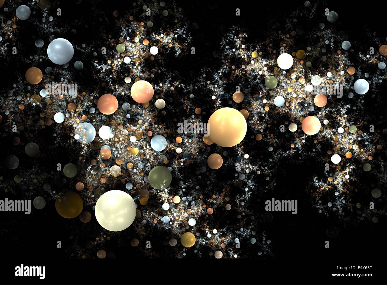 background from multi-colored full-spheres Stock Photo - Alamy