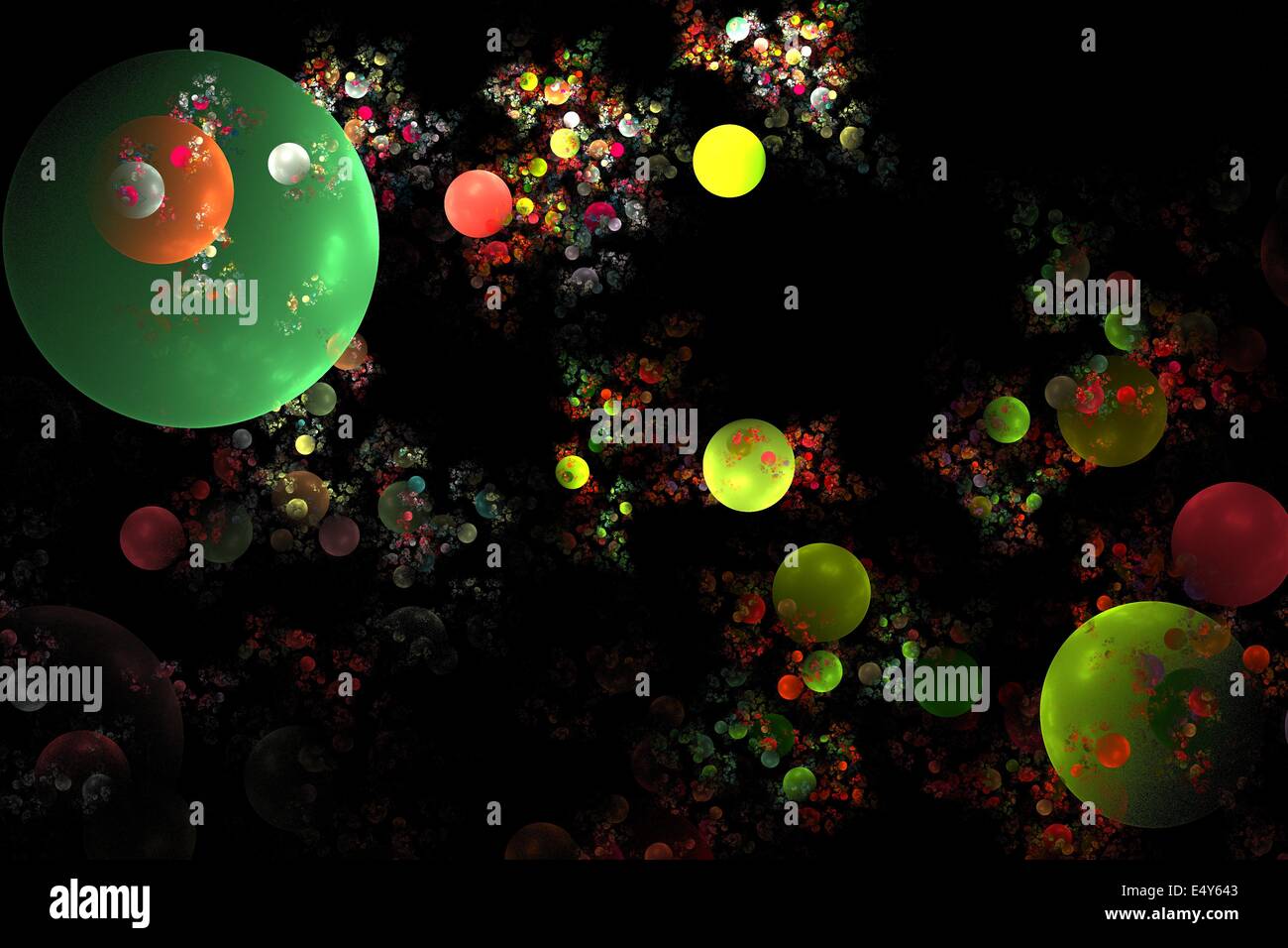 background from multi-colored full-spheres Stock Photo - Alamy