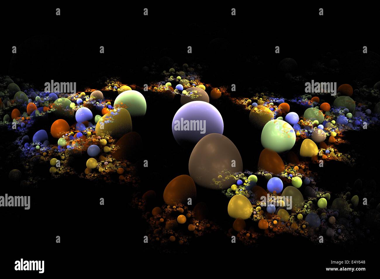 background from multi-colored full-spheres Stock Photo - Alamy