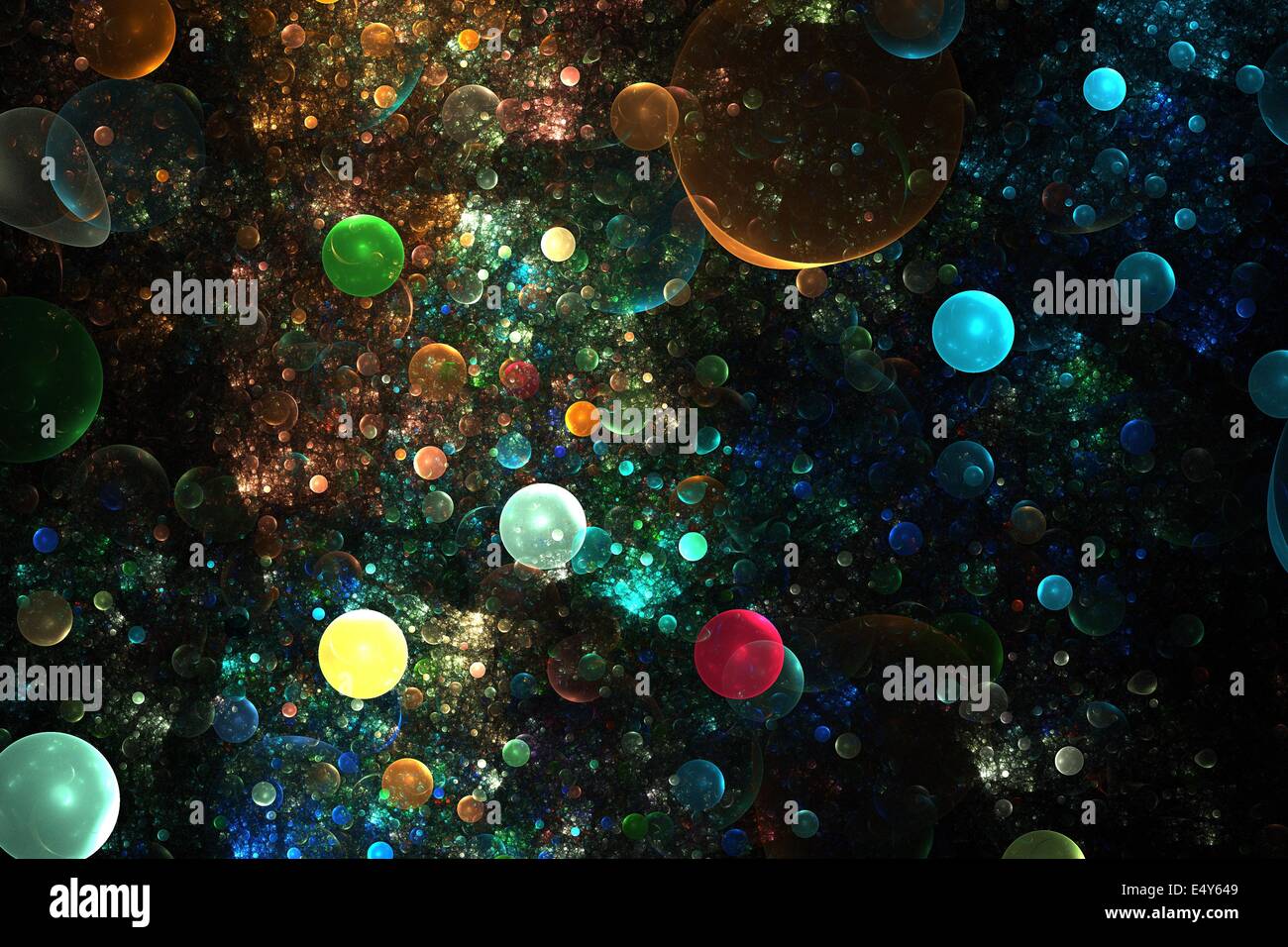 background from multi-colored full-spheres Stock Photo - Alamy
