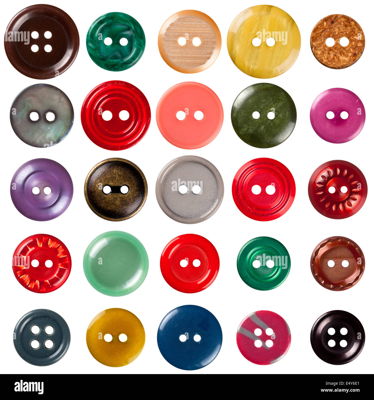 Group of assorted buttons hi-res stock photography and images - Alamy