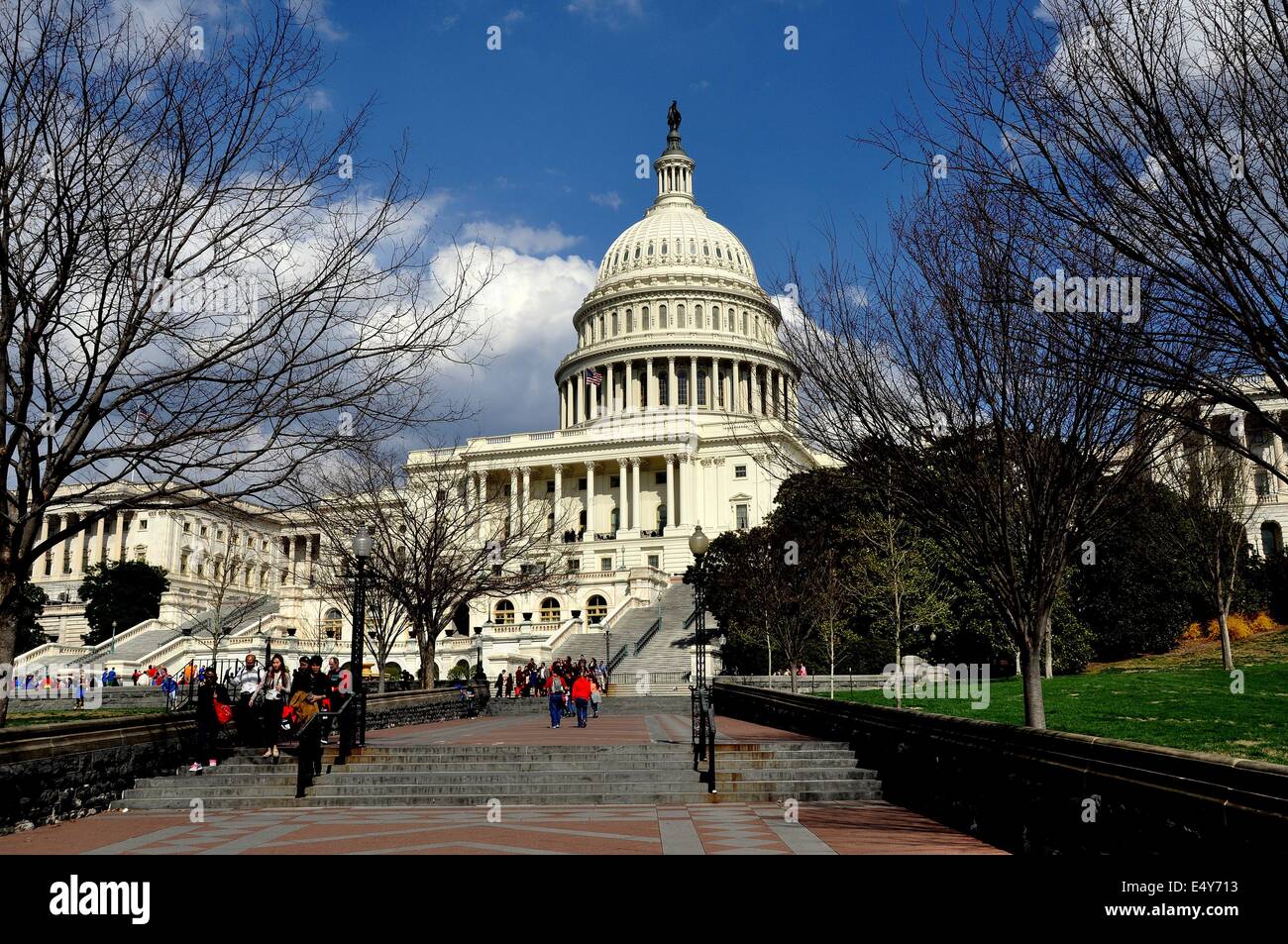 Washington, DC: West front of the United States Capitol Stock Photo - Alamy