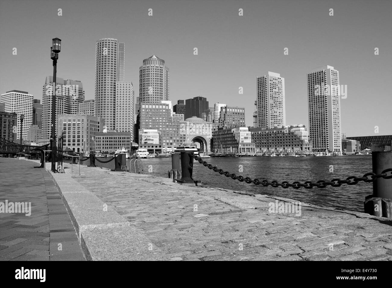 Harbor towers boston Black and White Stock Photos & Images - Alamy