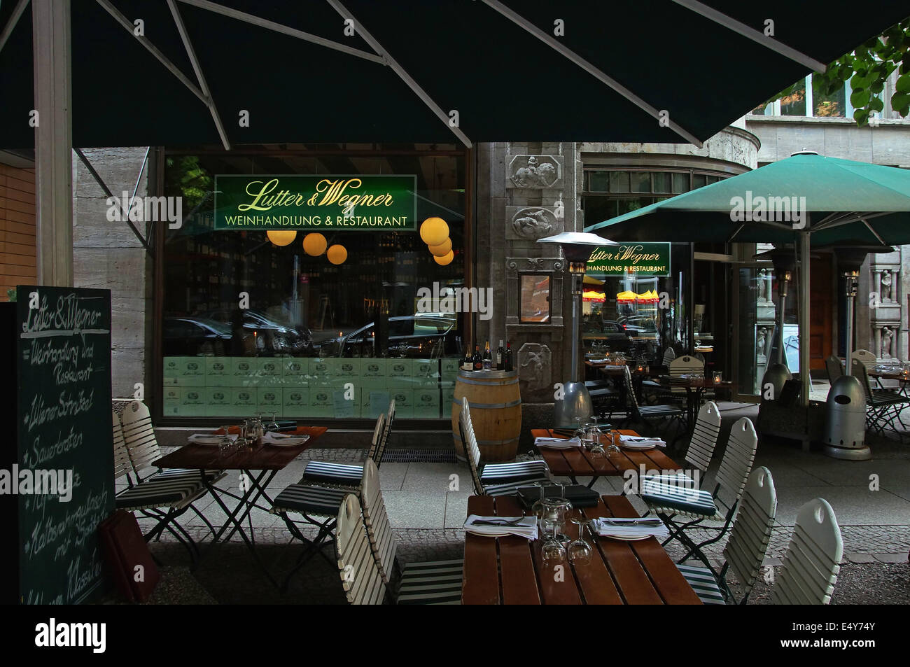 restaurant Lutter und Wegner Berlin Germany Stock Photo - Alamy