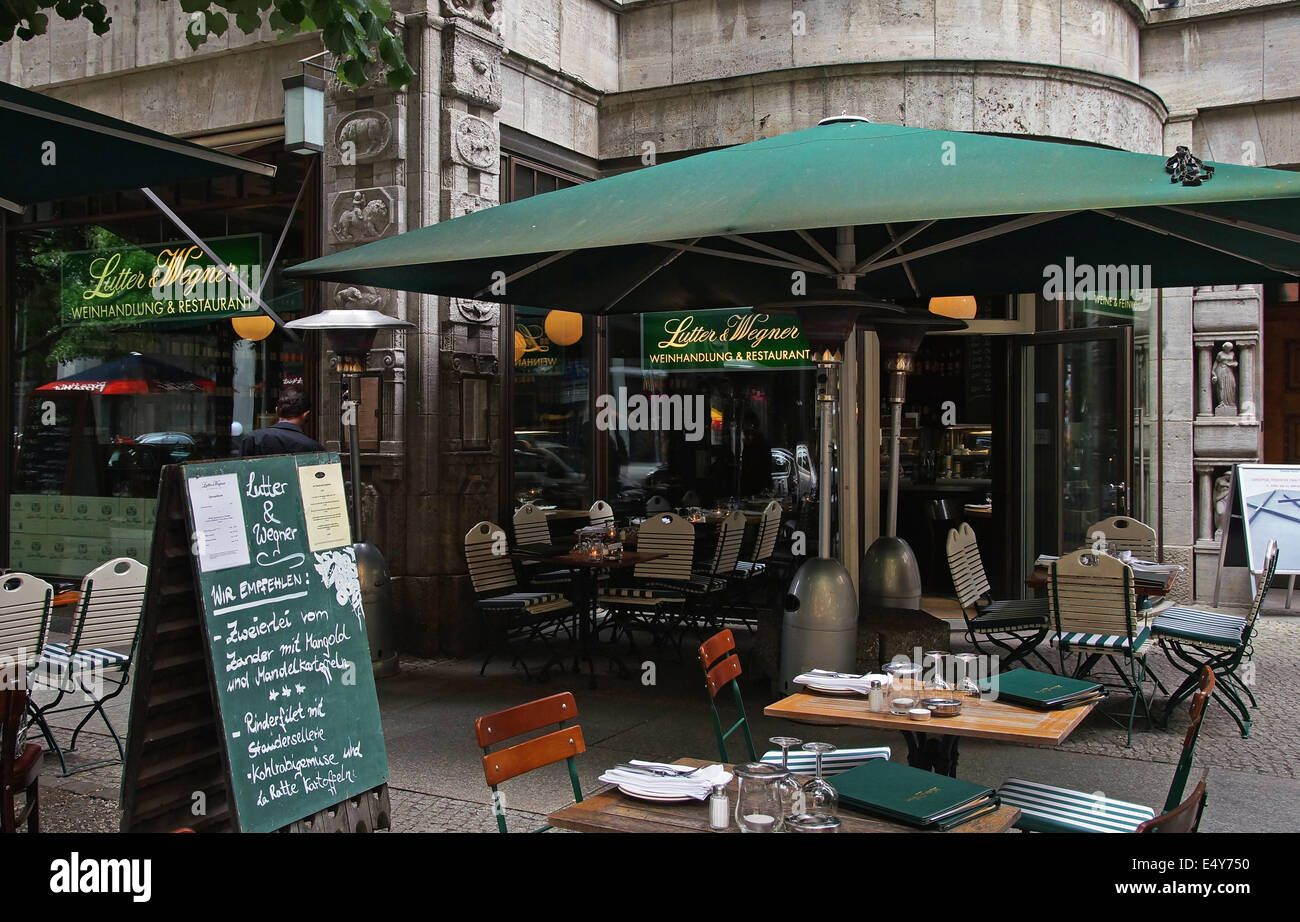 restaurant Lutter und Wegner Berlin Germany Stock Photo - Alamy