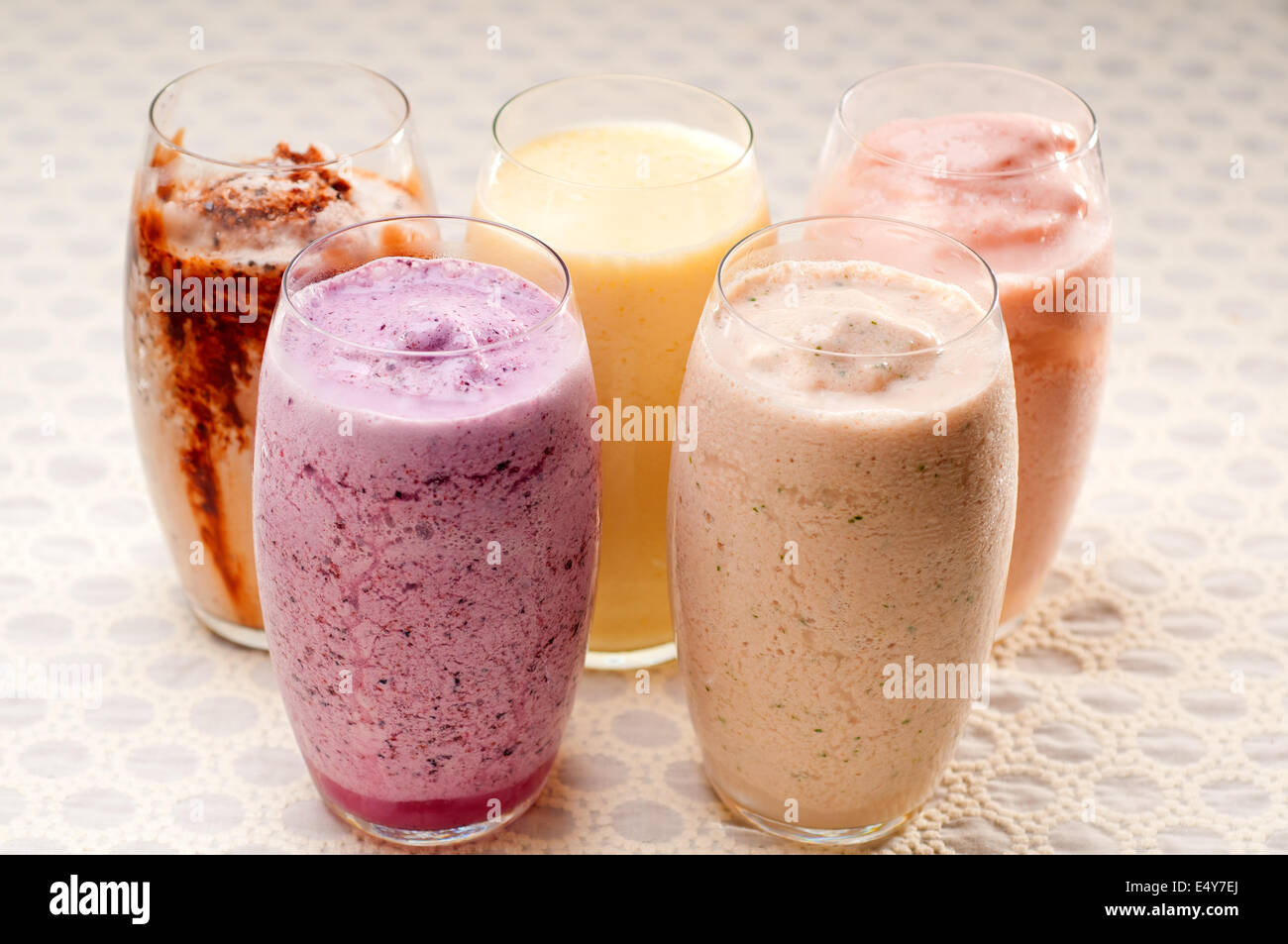 selection of fruits long drinks Stock Photo - Alamy