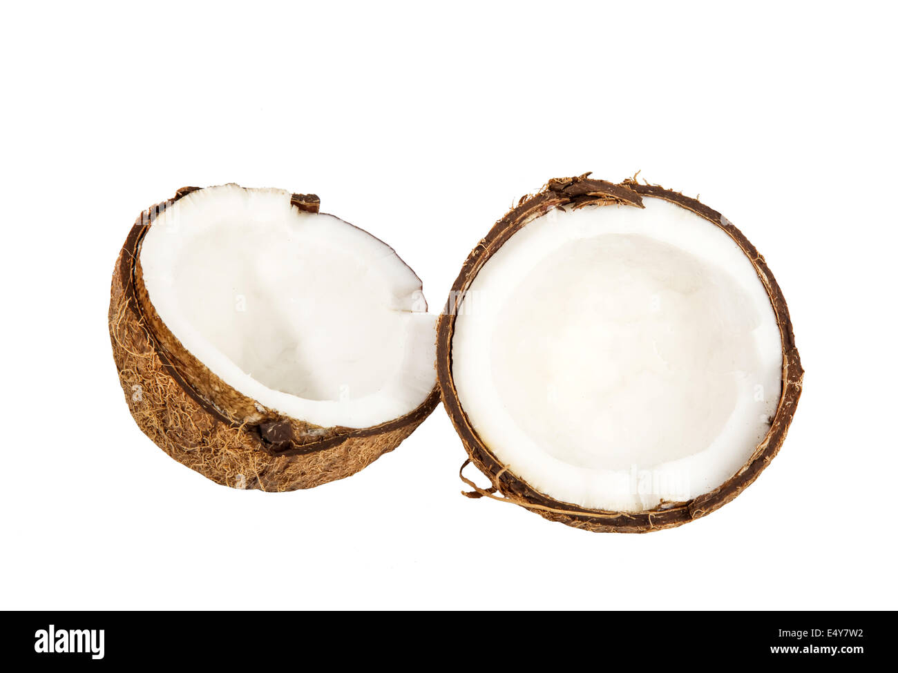 Two halves of the nut hi-res stock photography and images - Alamy