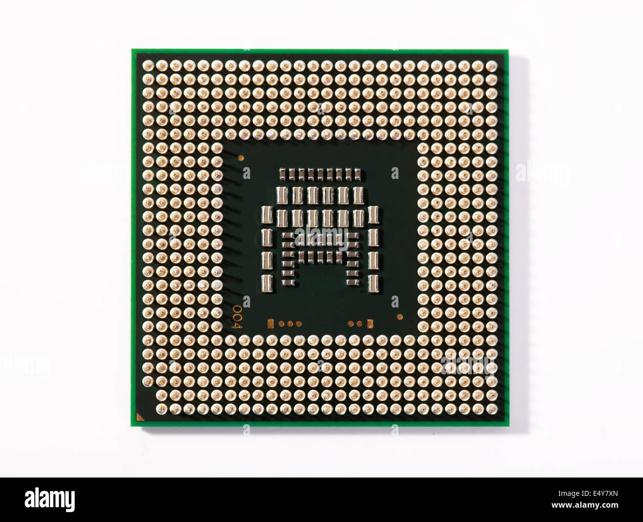 Laptop processor close view Stock Photo - Alamy