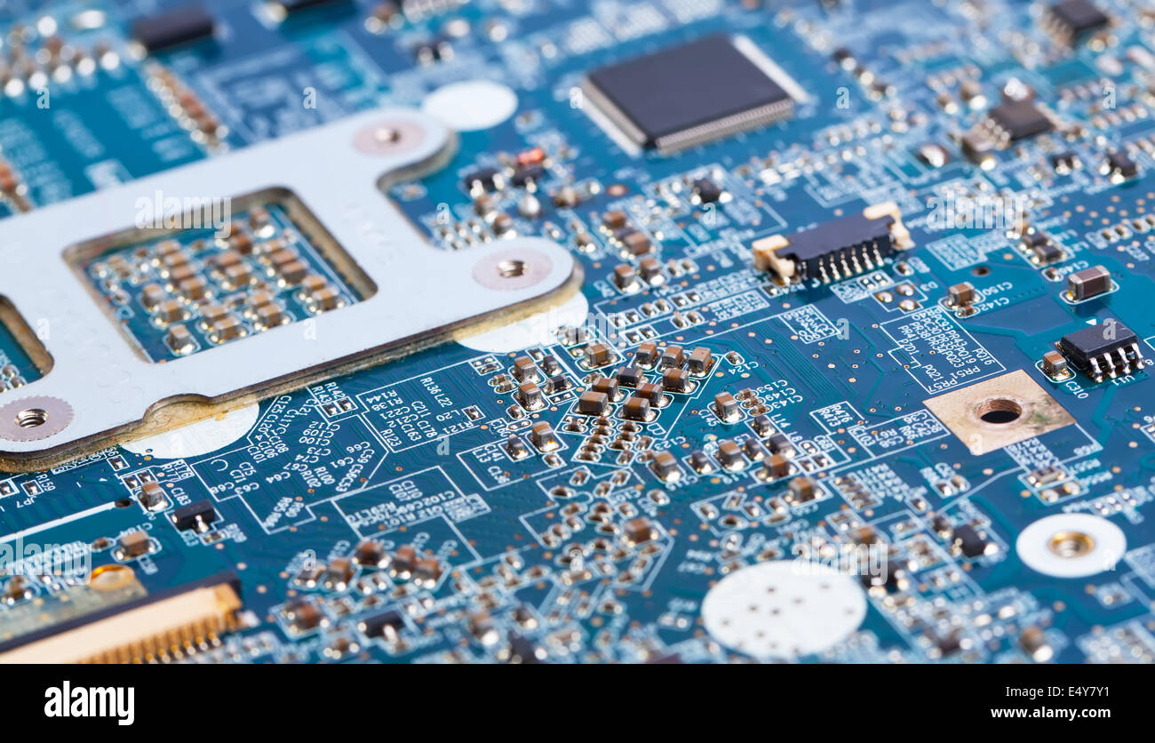 Blue motherboard hi-res stock photography and images - Alamy