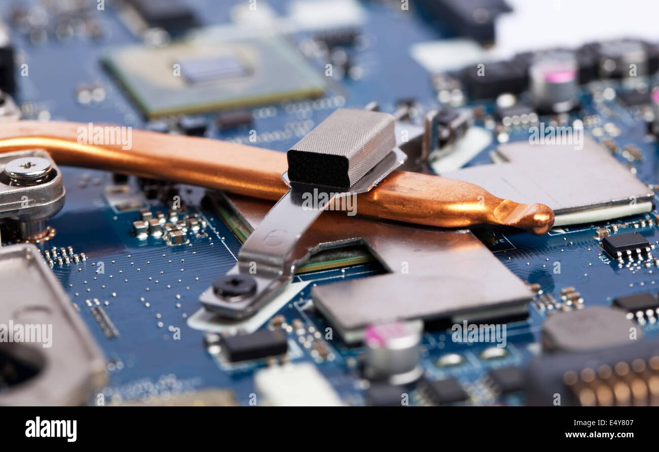 Laptop cooling system Stock Photo - Alamy
