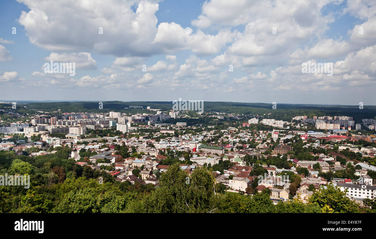 Aerial view of old city of lvov hi-res stock photography and images - Alamy