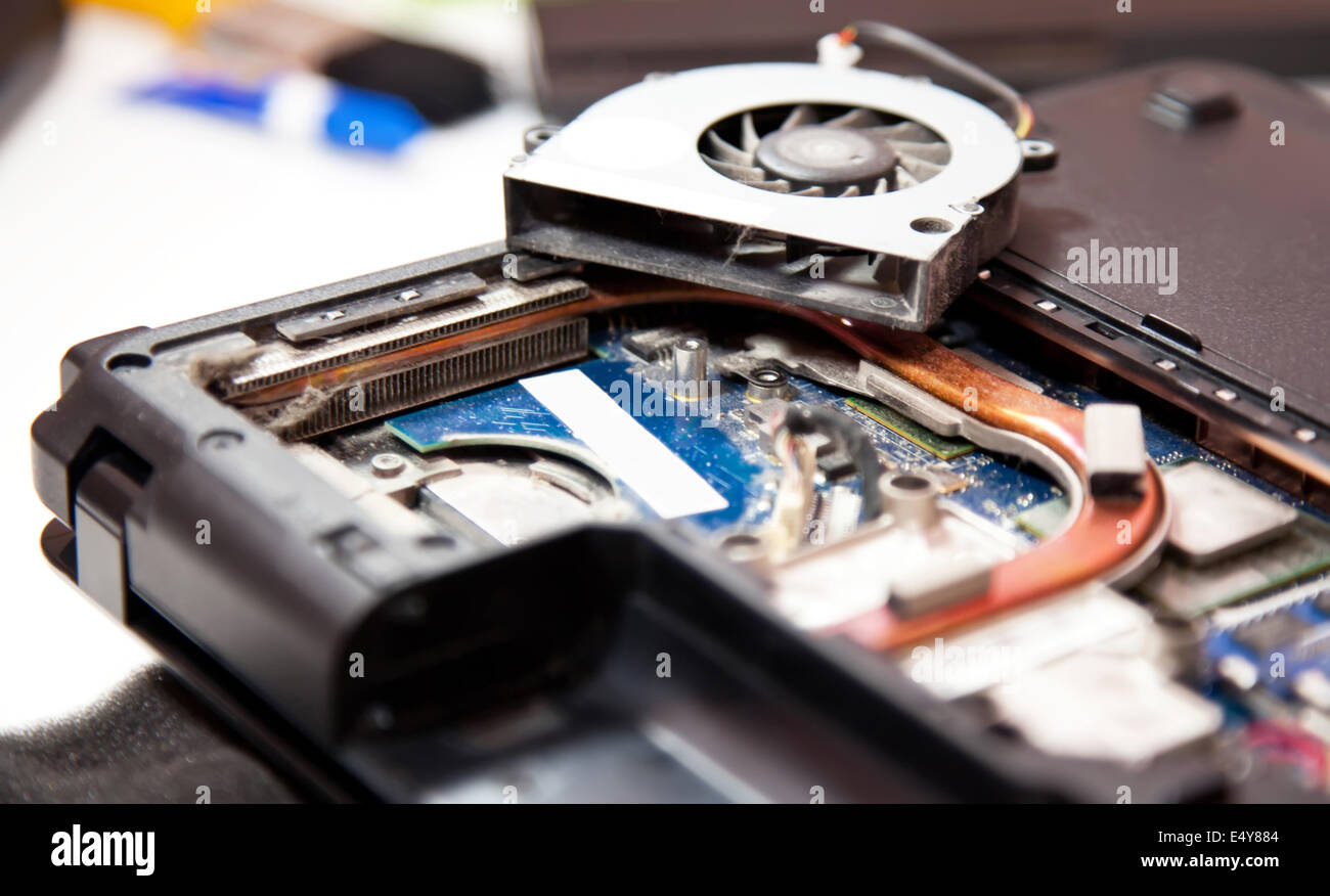 Dirty Laptop 2 Stock Photo - Alamy