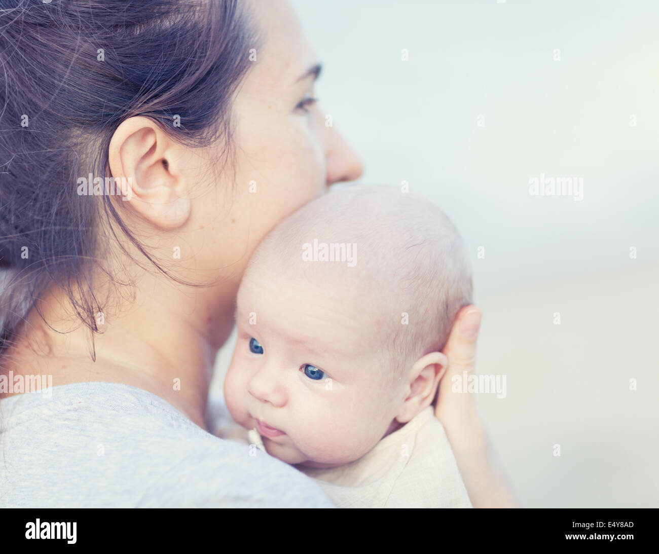 Mother and baby Stock Photo - Alamy