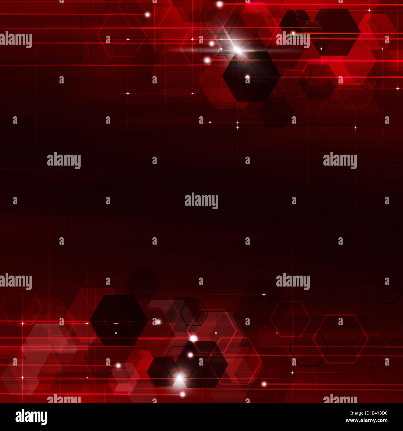 abstract technology geometric concept dark red background Stock Photo ...