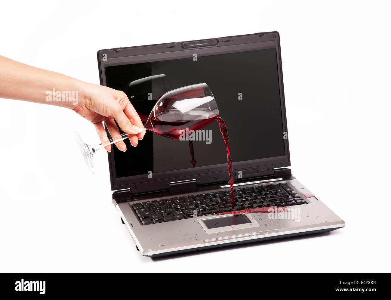 Drink spill keyboard hi-res stock photography and images - Alamy