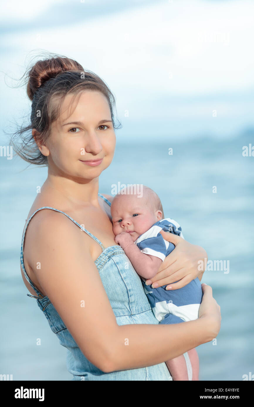 Mother and baby Stock Photo - Alamy