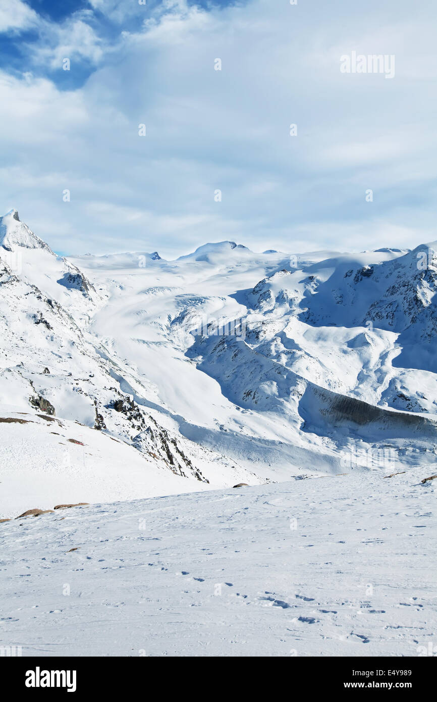 Zermatt snow hi-res stock photography and images - Alamy