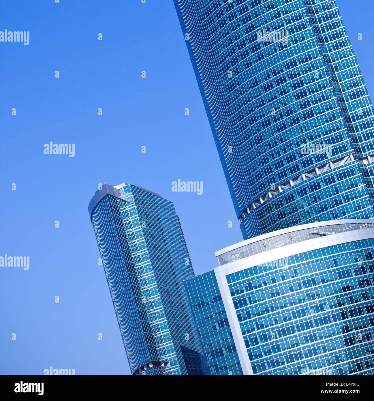 skyscrapers at morning Stock Photo - Alamy