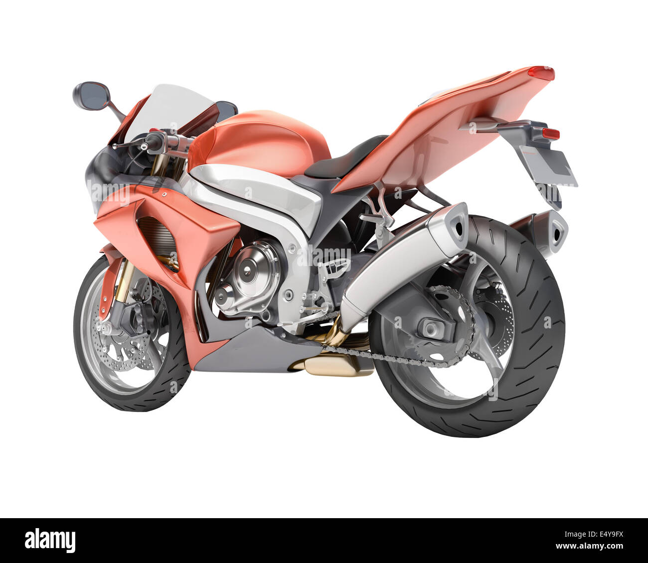 Powerful sportbike isolated Stock Photo - Alamy