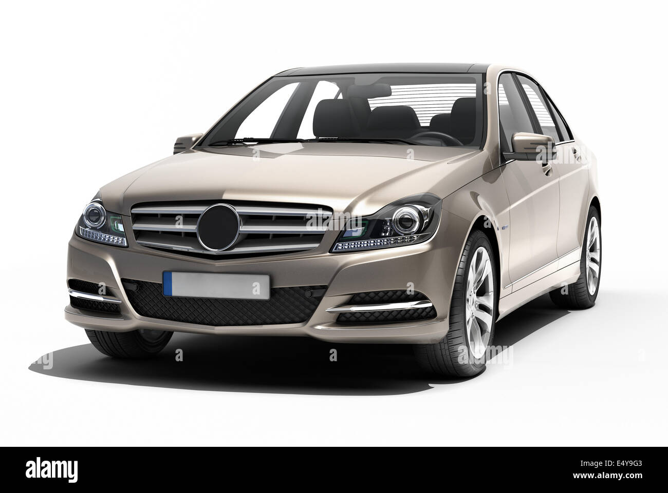 Contemporary luxury car isolated Stock Photo - Alamy