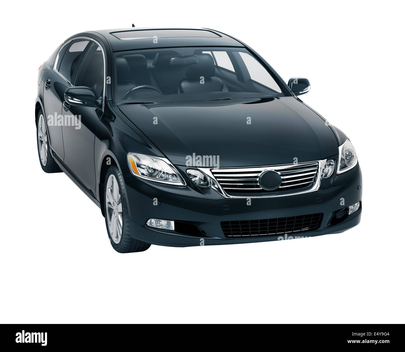 Luxury car in the studio Stock Photo - Alamy