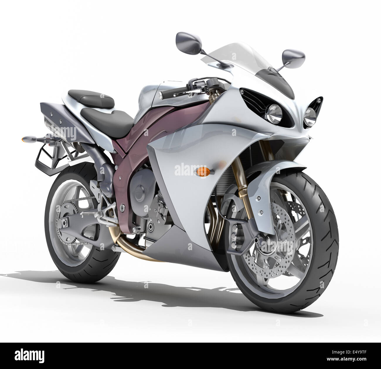 Powerful sportbike isolated Stock Photo - Alamy
