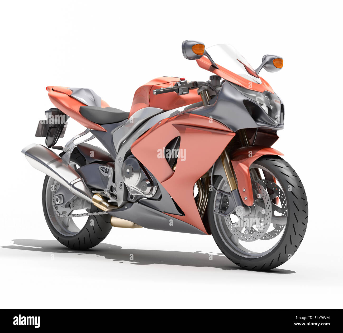 Powerful sportbike isolated Stock Photo - Alamy