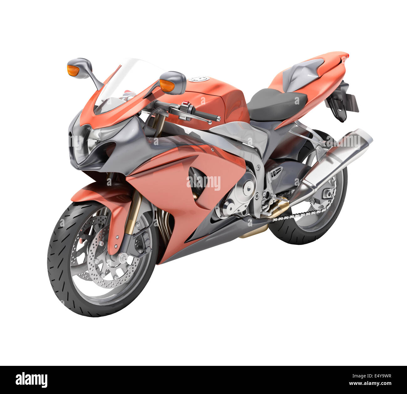 Powerful sportbike isolated Stock Photo - Alamy