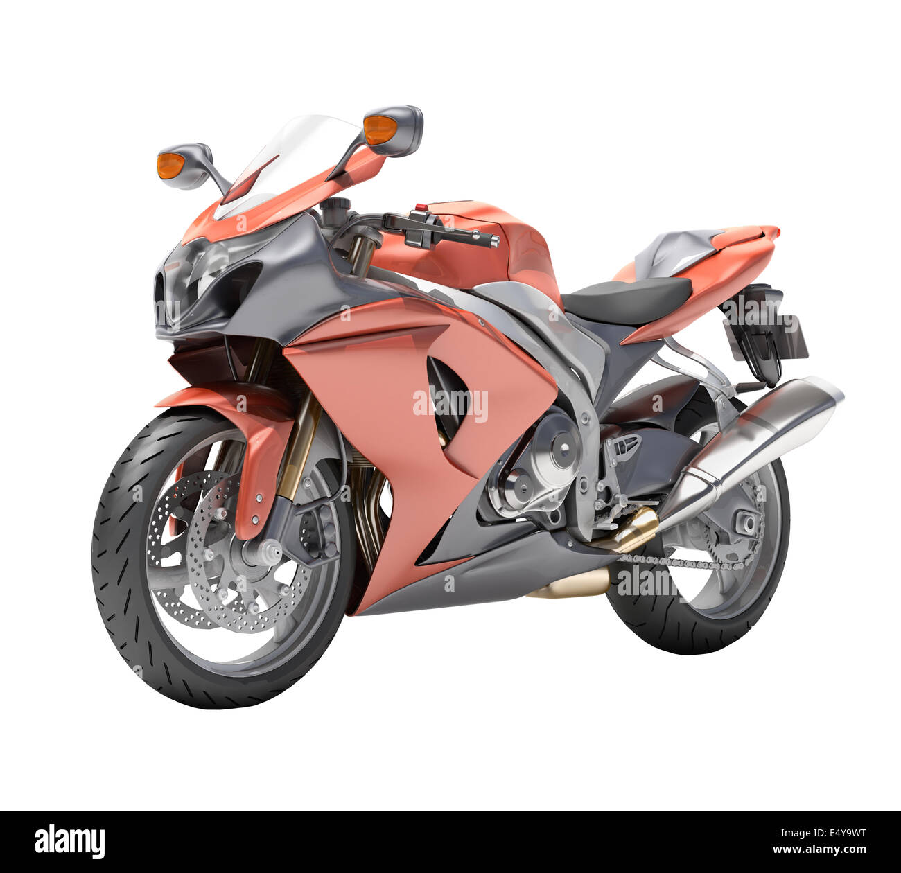 Powerful sportbike isolated Stock Photo - Alamy