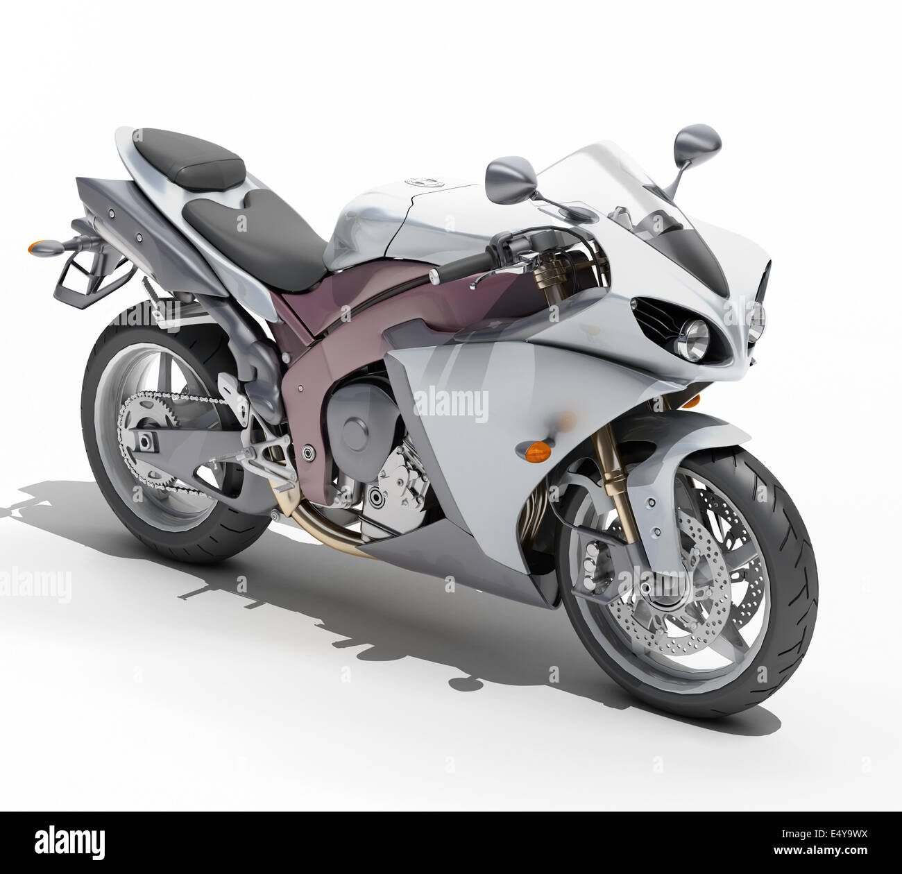 Powerful sportbike isolated Stock Photo - Alamy