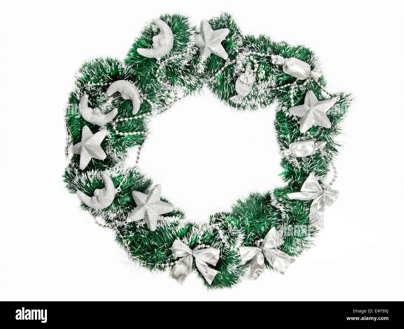 Glitter wreath Cut Out Stock Images & Pictures - Alamy